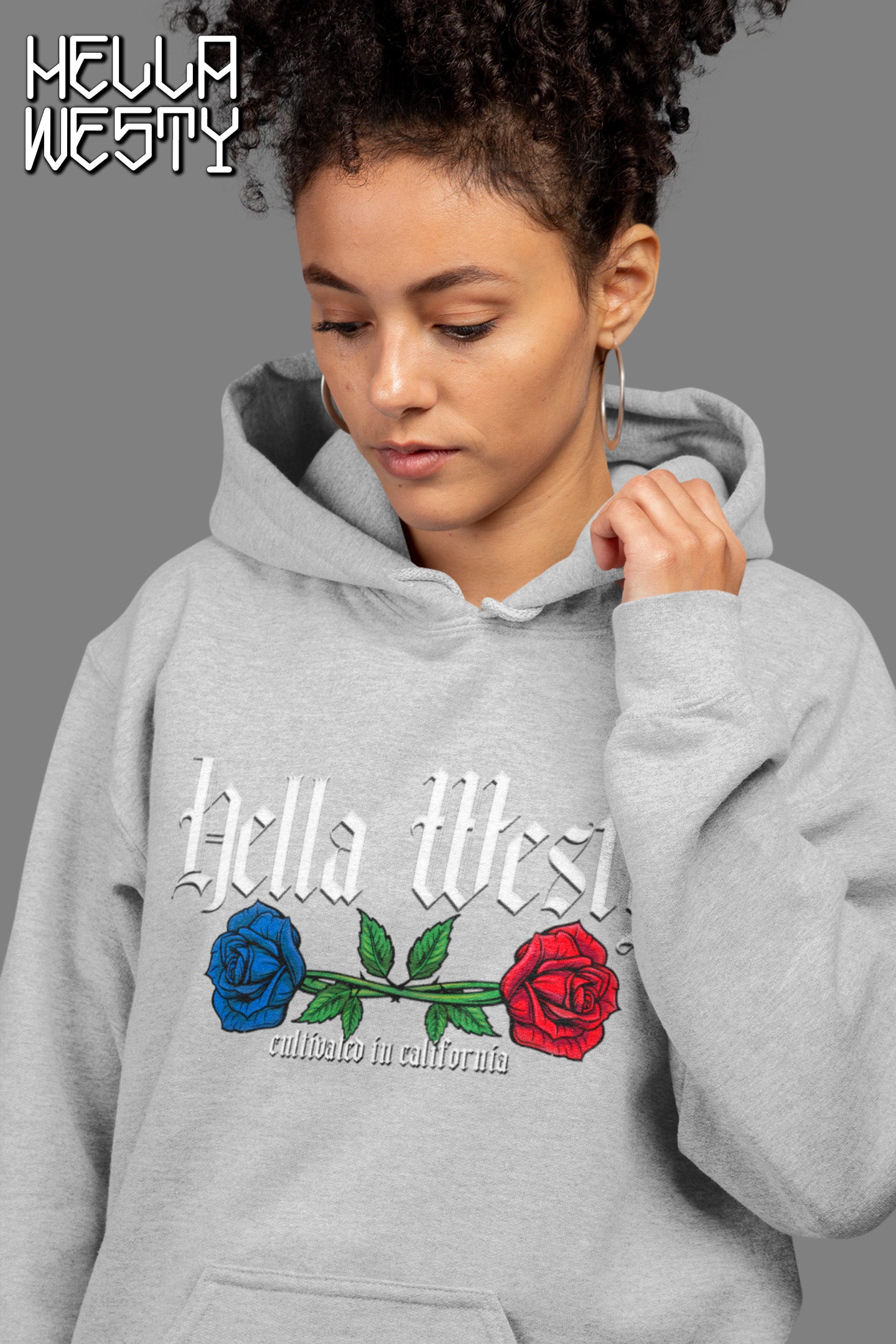 Roses Hoodie – HELLA WESTY